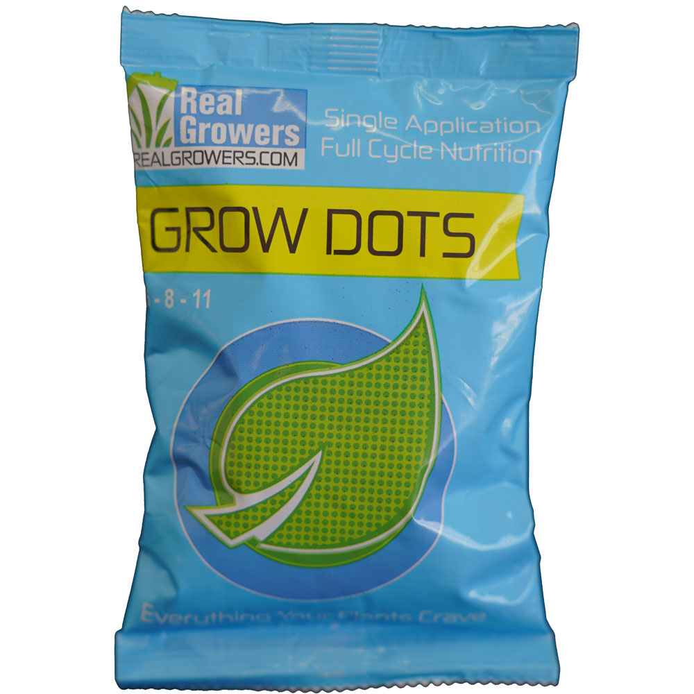 Real Growers GROW DOTS 75g - RASA Garden Supply Company