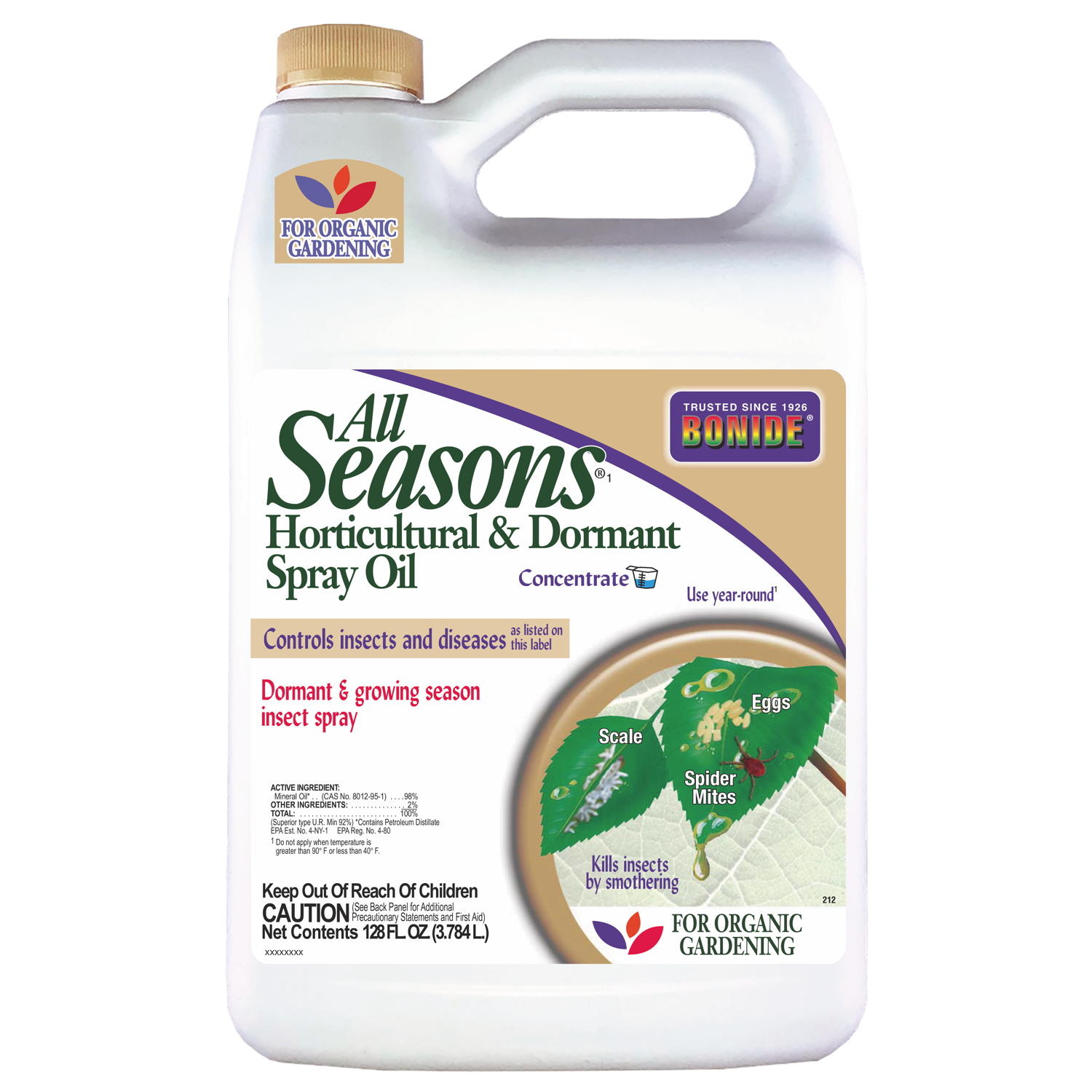Bonide All Seasons Horticultural Dormant Spray Oil Gallon - RASA Garden ...
