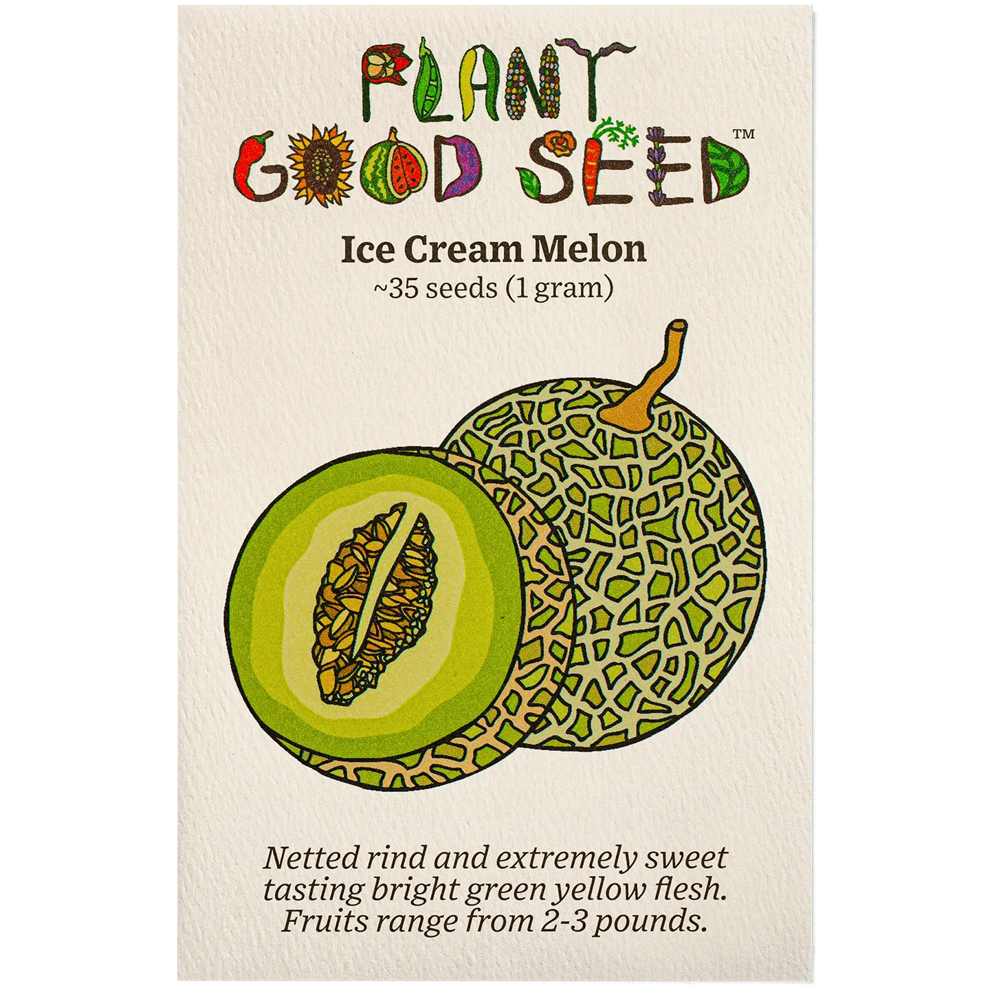 Melon - Ice Cream Organic - RASA Garden Supply Company