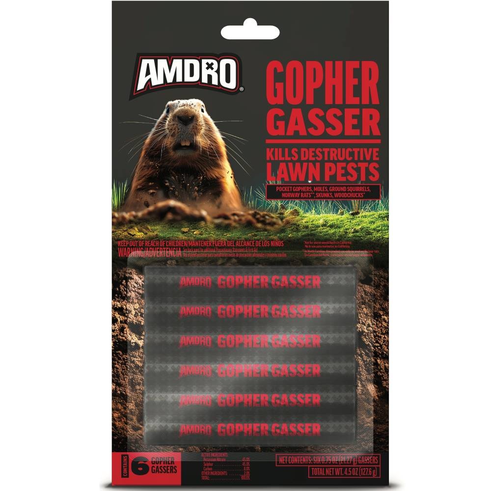 Amdro Gopher Gasser 6 Pack - RASA Garden Supply Company
