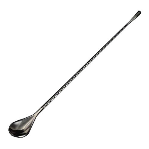 Cocktail Bar Spoon Black 30cm - The Bottle Shop