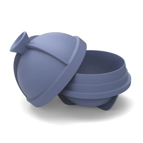 W&P Peak Ice Works Single Sphere Ice Mold Peak Blue 6cm - The Bottle Shop