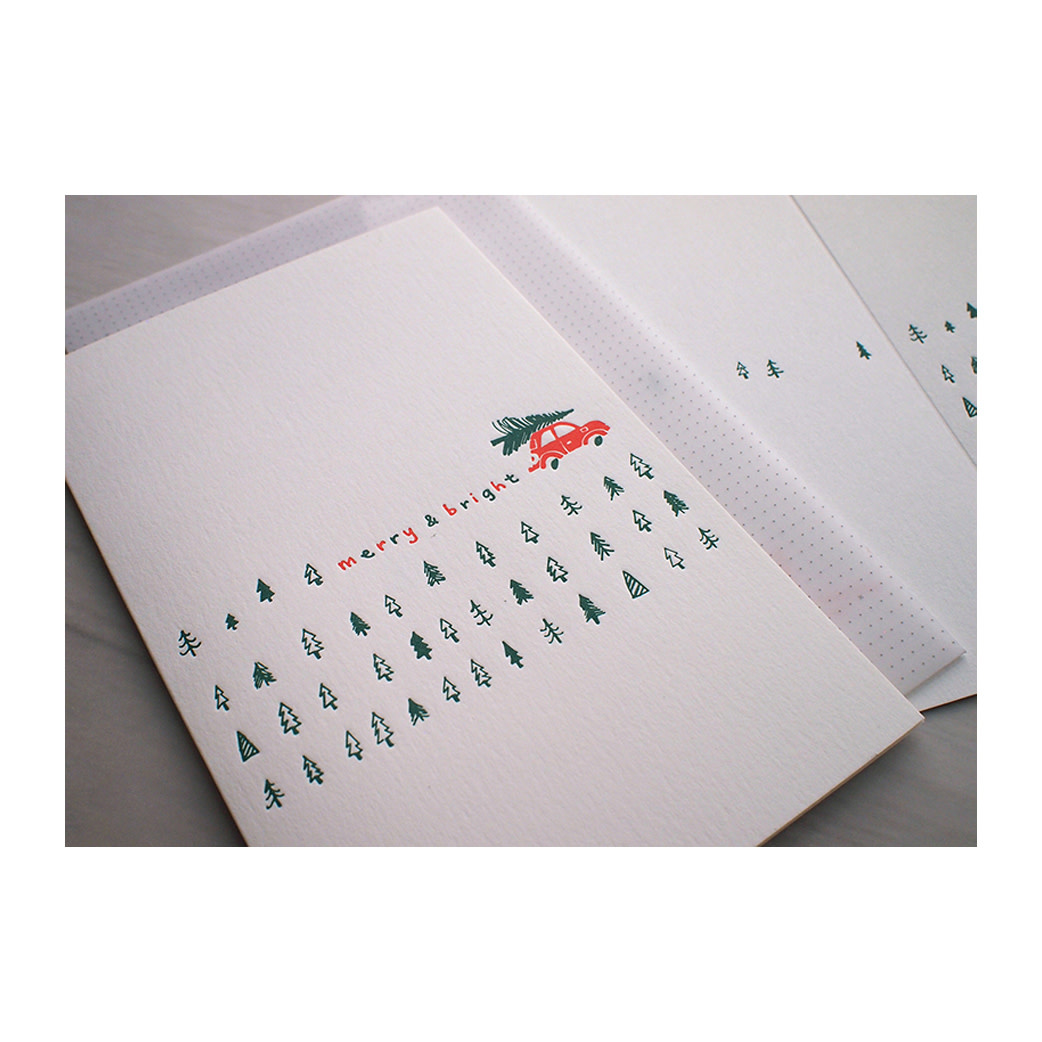 Ditto Ditto Ditto GCN009 Xmas/Red Car Pine Tree - The Bottle Shop