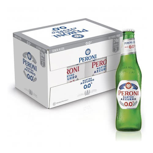 Peroni Nastro Azzurro Zero Alcohol x 24 Bottles (Case Offer) - The ...