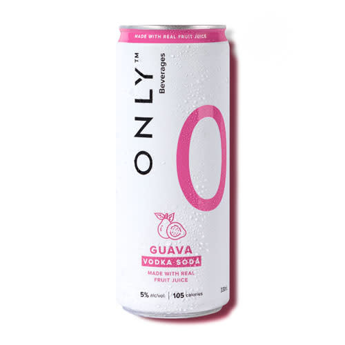 ONLY Vodka Soda - Guava Hibiscus - The Bottle Shop