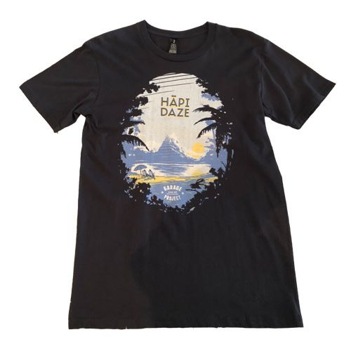 Garage Project Garage Project Hapi Daze Men's T Shirt Black S Size ...