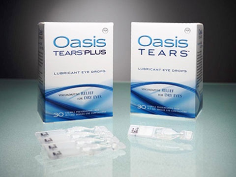 Oasis Tears Plus Lubricating Eye Drops - The Eye Bar