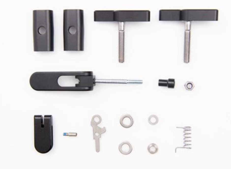 Brompton Alu Hinge Clamp + Rear Frame Clip Set - Freedom Folding and ...