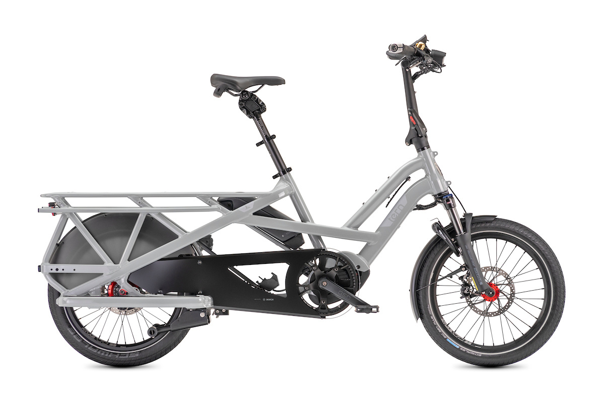 Tern GSD V2 R14 Cargo Bike 500Wh Forge Grey Single Battery Freedom Folding and Electric Bikes
