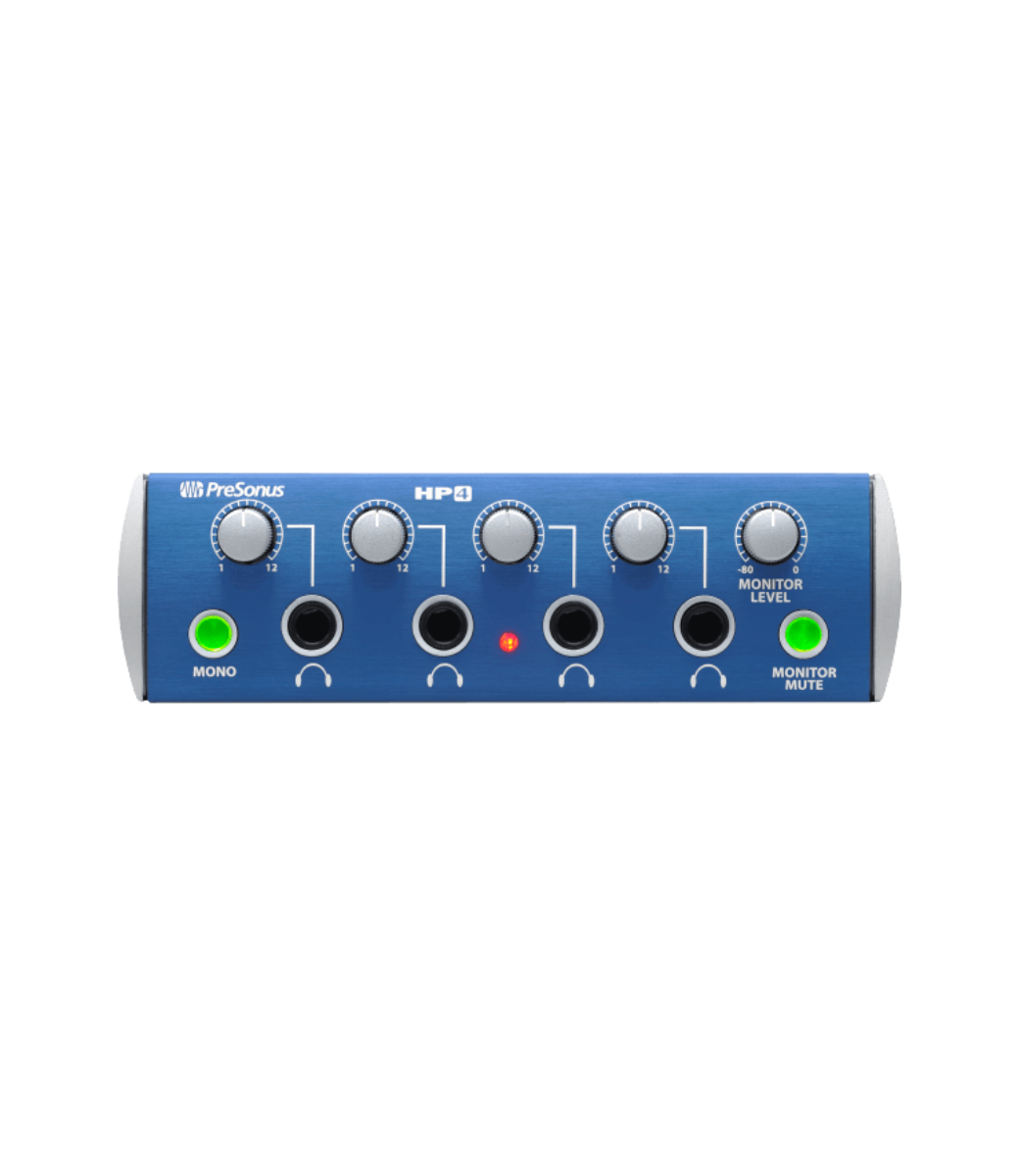 PreSonus HP4 4-Channel Compact Headphone Amplifier - Get Loud Music