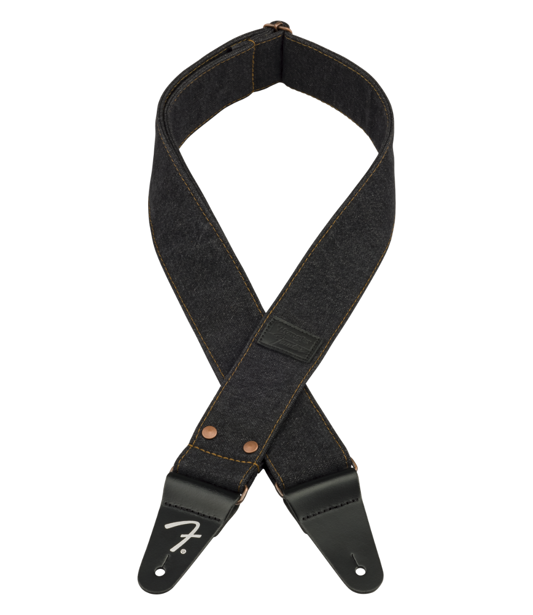 Fender x Wrangler Riveted Denim Guitar Strap - Get Loud Music