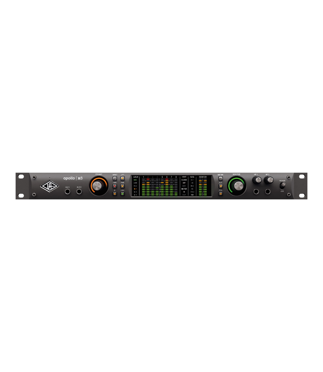 Universal Audio Apollo x8 Thunderbolt Audio Interface - Get Loud Music