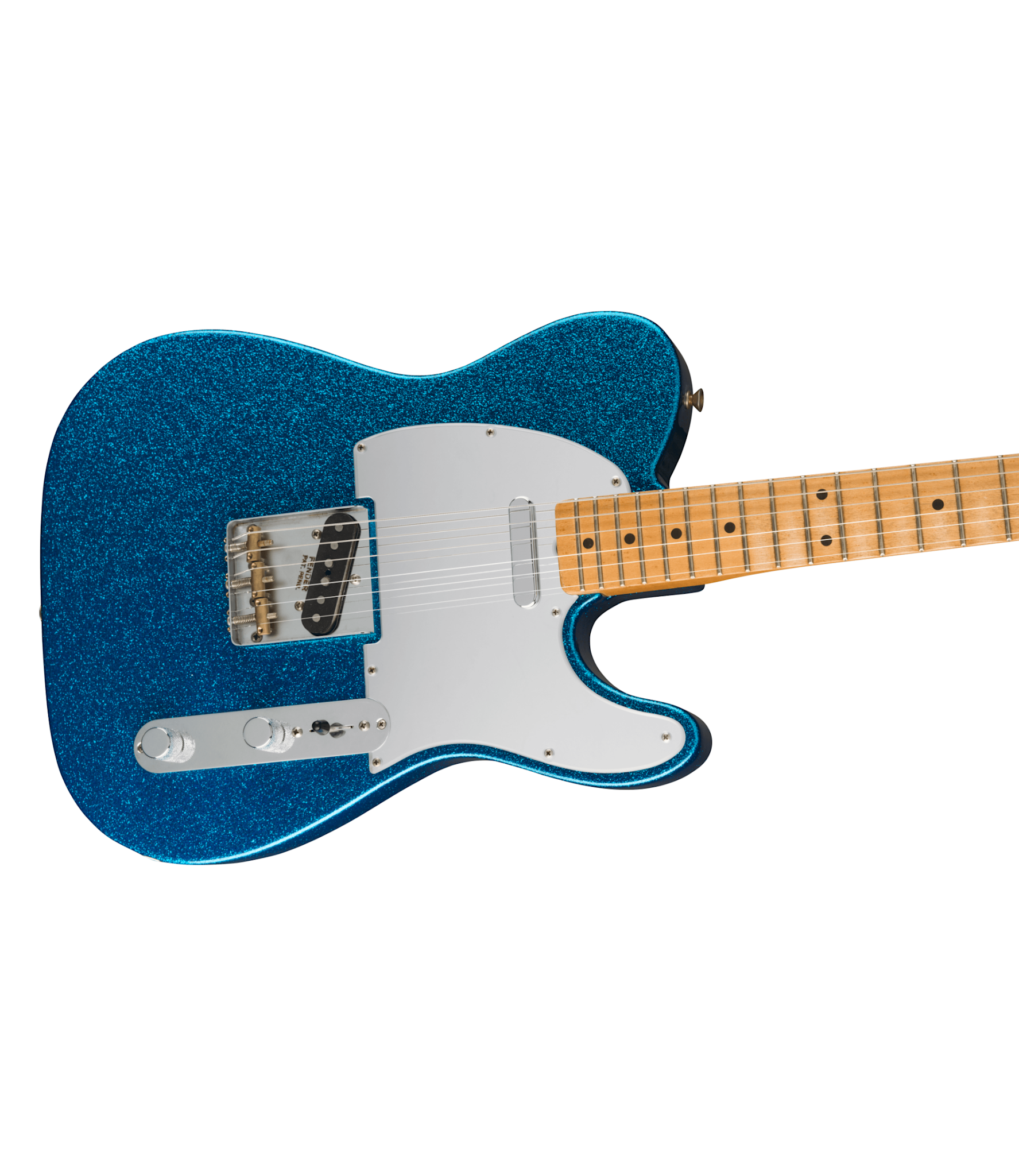 Fender J Mascis Telecaster - Maple Fretboard, Bottle Rocket Blue Flake ...