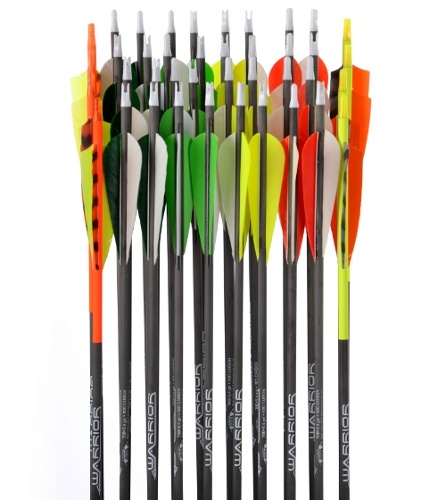 GOLD TIP ARROWS WARRIOR 600 4" FEATHERS - Easthill Outdoors