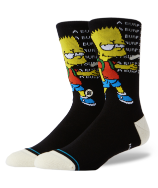 STANCE SOCKS THE SIMPSONS BART A555D22TRO YELLOW BLUE BLACK - Sam Tabak