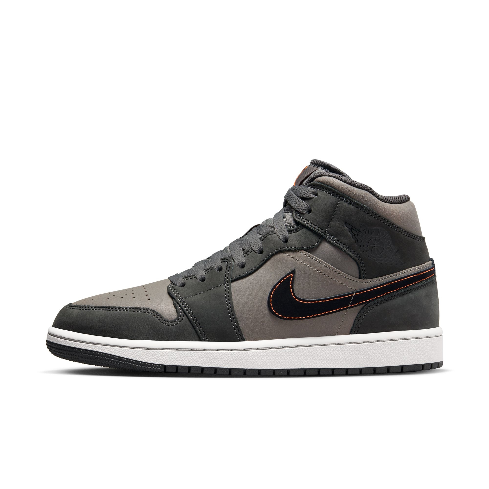 Men s Air Jordan 1 Mid SE Night Stadium Black Flat Pewter FQ8338 017 Sam Tabak