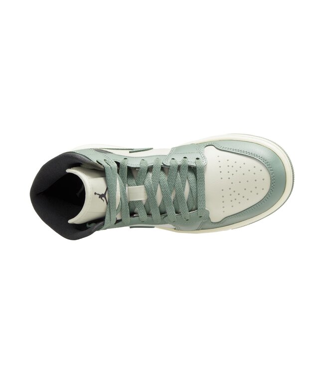 Jordan 1 Mid Jade Smoke (Women's) - BQ6472-130 - Sam Tabak