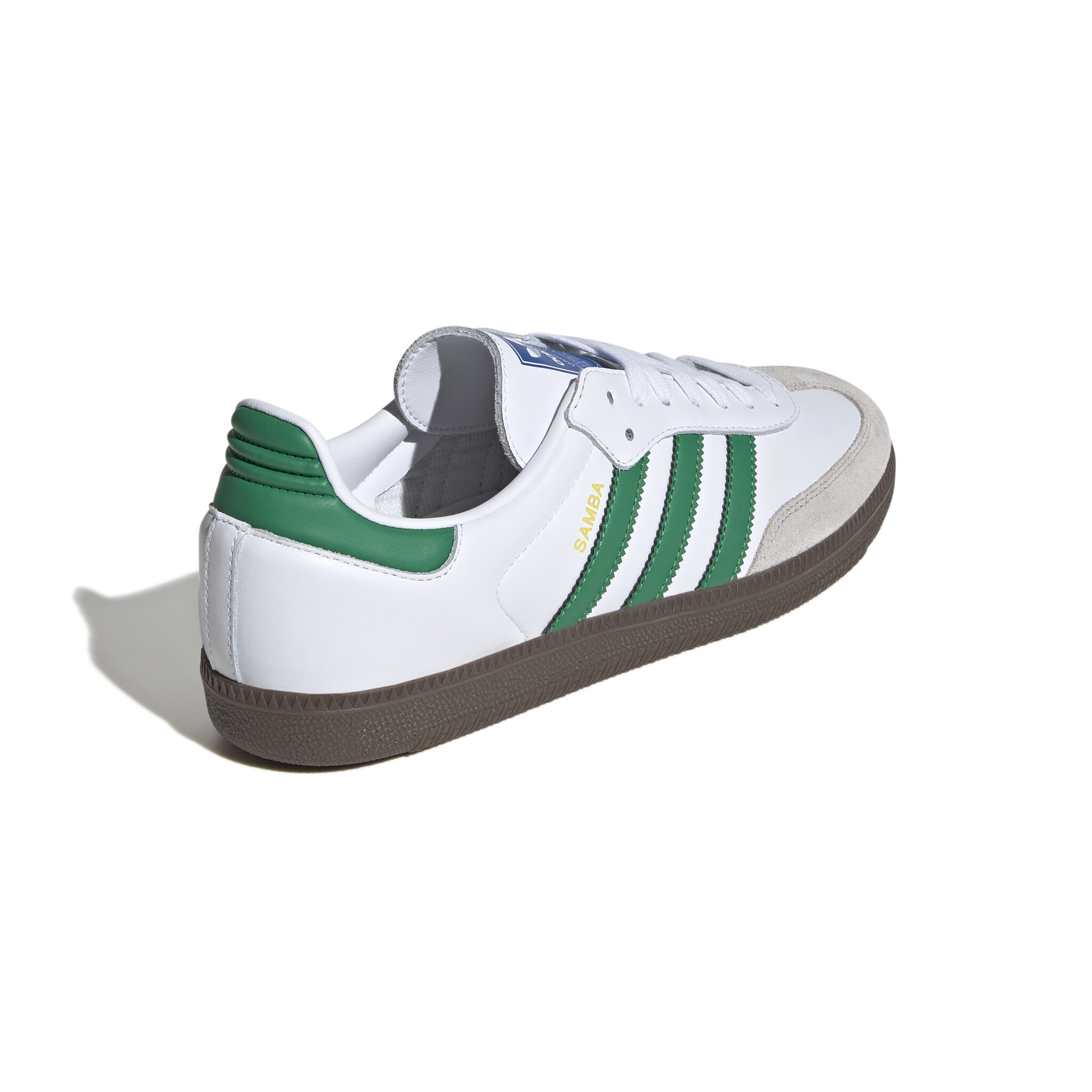 Men's Adidas Samba OG 'Gum/White/Green' IG1024 - Sam Tabak