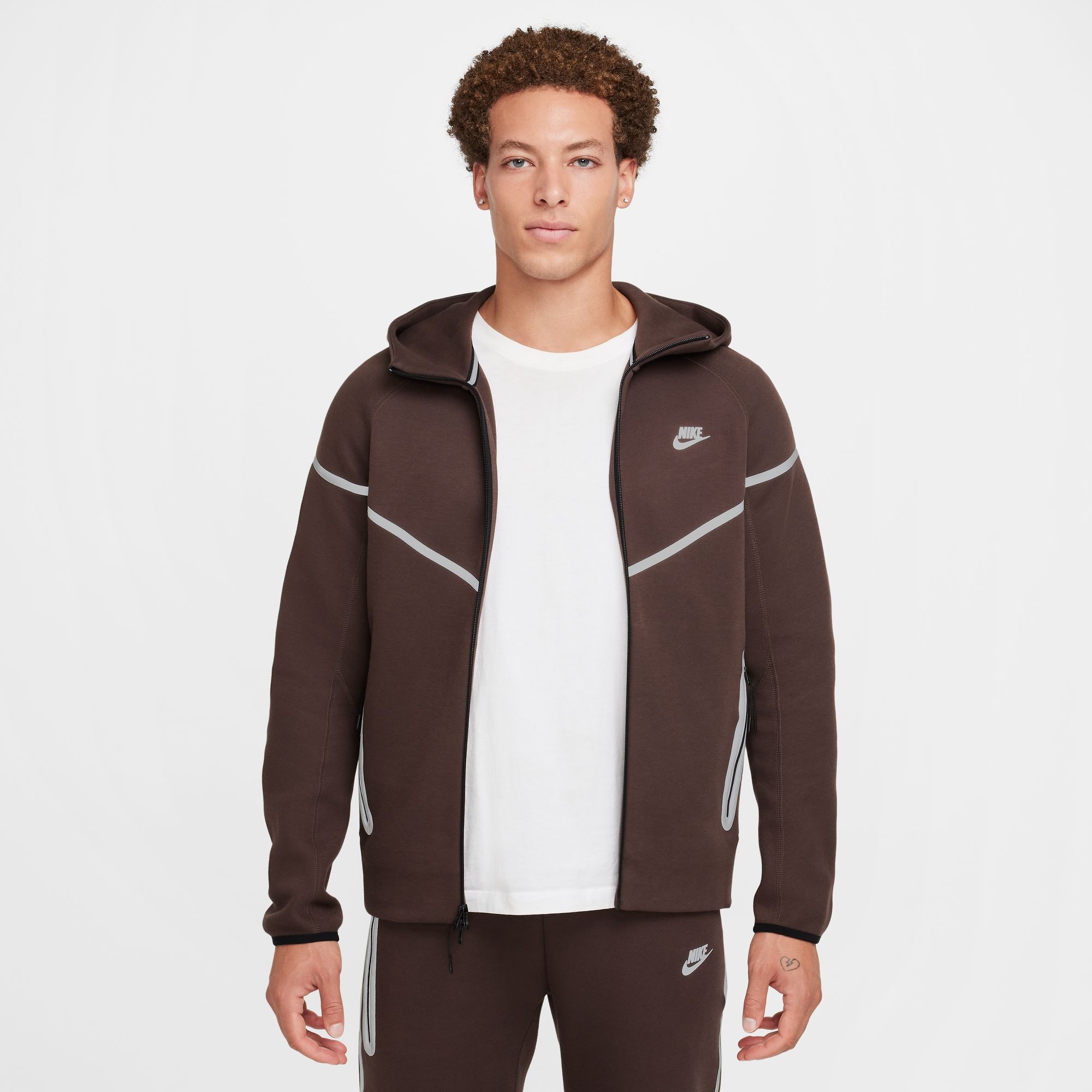 Nike Nike Tech Fleece Windrunner Baroque Brown 3M FZ0754-237 - Sam Tabak