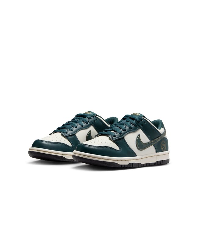 GS Nike Dunk Low DEEP JUNGLE/DEEP JUNGLE-PALE IVORY FB9109-301 - Sam Tabak