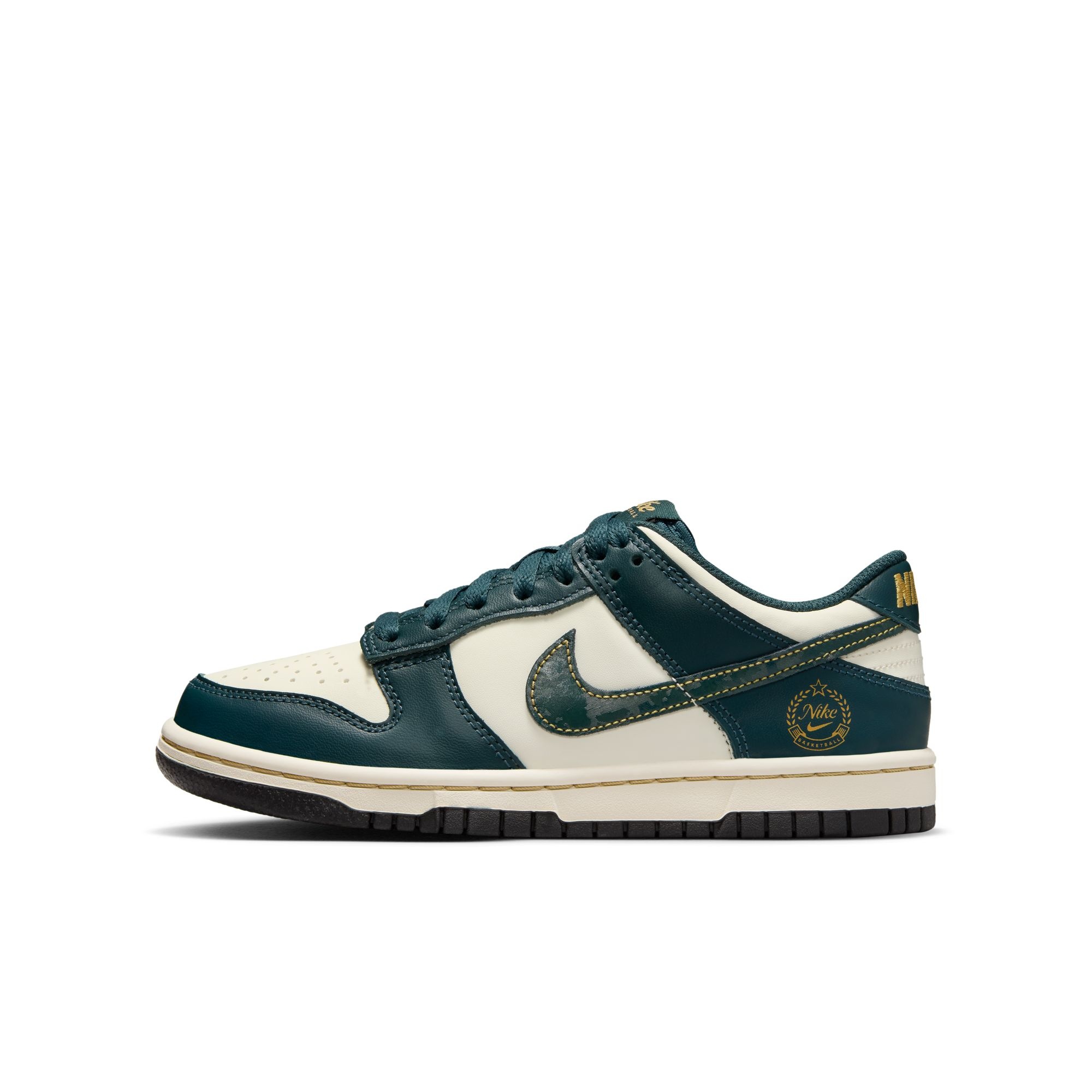 GS Nike Dunk Low DEEP JUNGLE/DEEP JUNGLE-PALE IVORY FB9109-301 - Sam Tabak