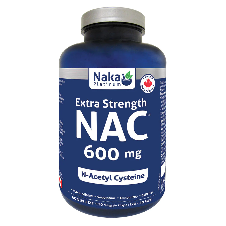 Extra Strength NAC 600 mg 150 Capsules - Family Herbal Clinic & Herb Shop