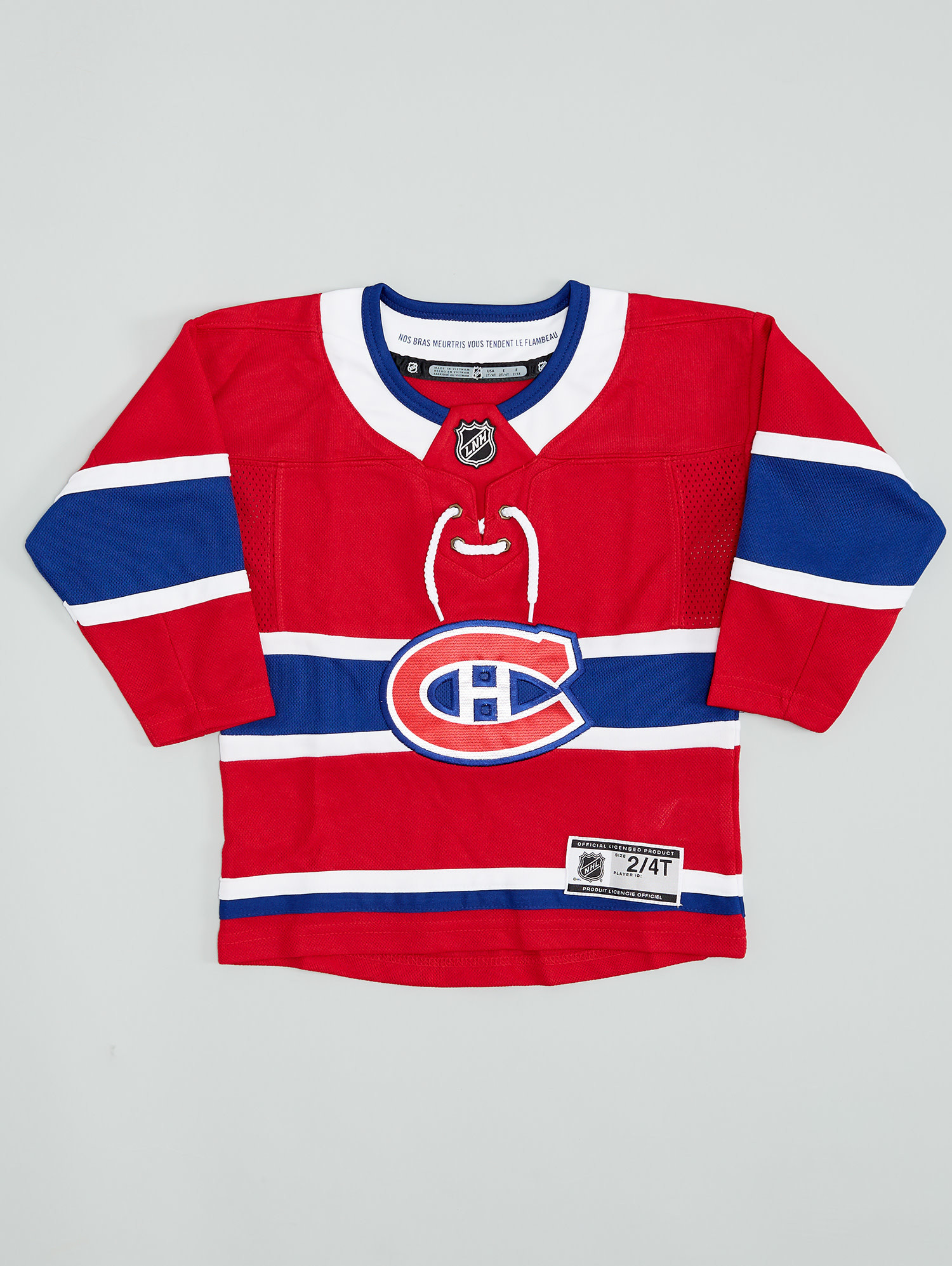 Chandail réplique enfant (2 à 4 ans)∣ Tricolore Sports - Club de Hockey ...