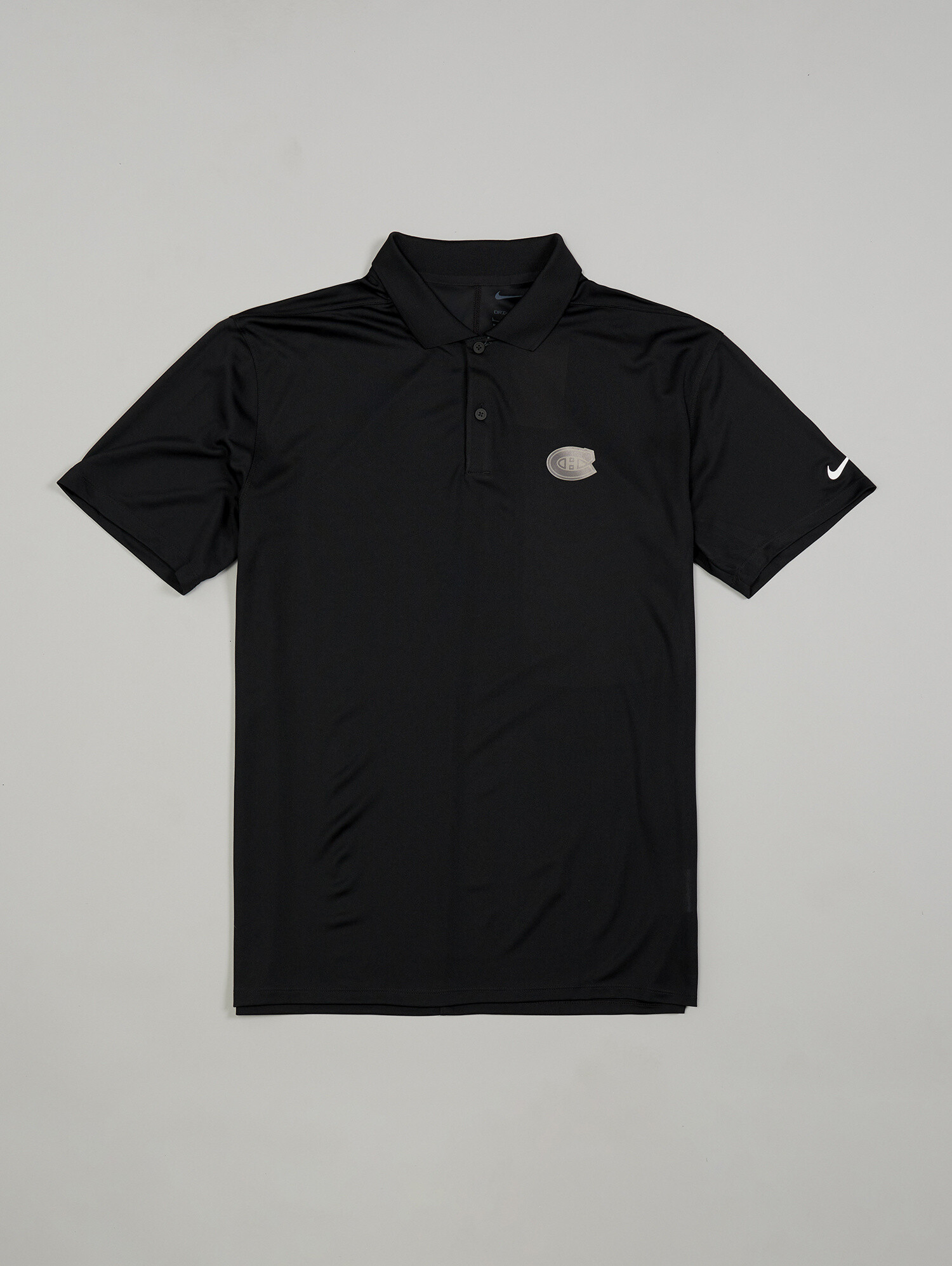 Black Nike Tonal Logo Montreal Canadiens Polo - Tricolore Sports