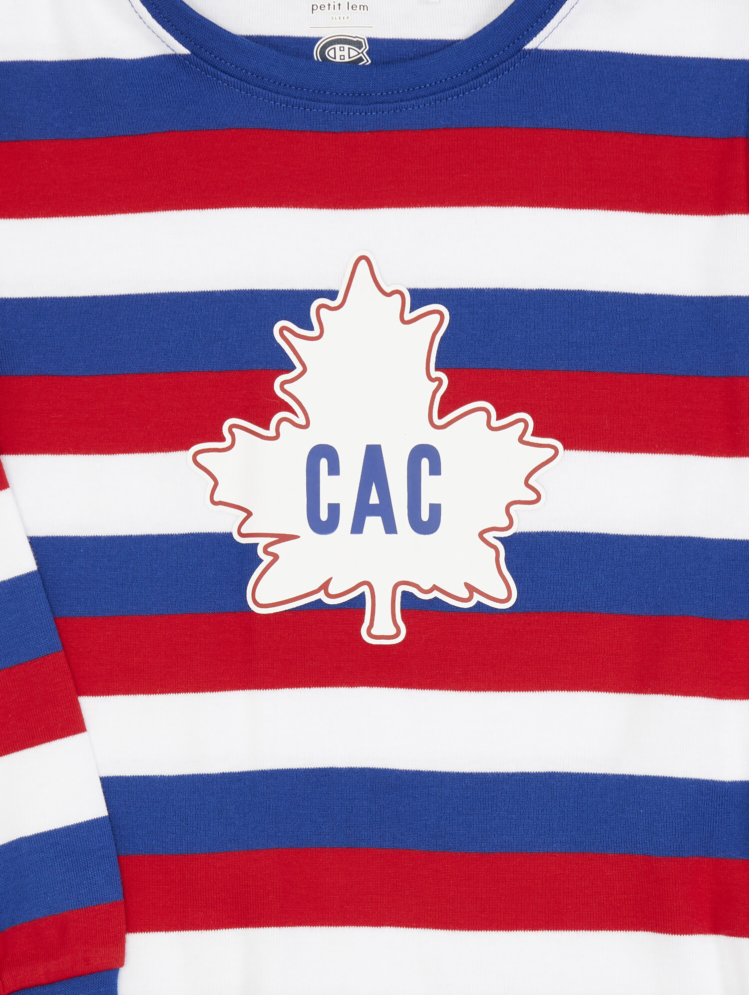 Petit Lem x Montreal Canadiens Barbershop Kids Pyjama - Tricolore Sports