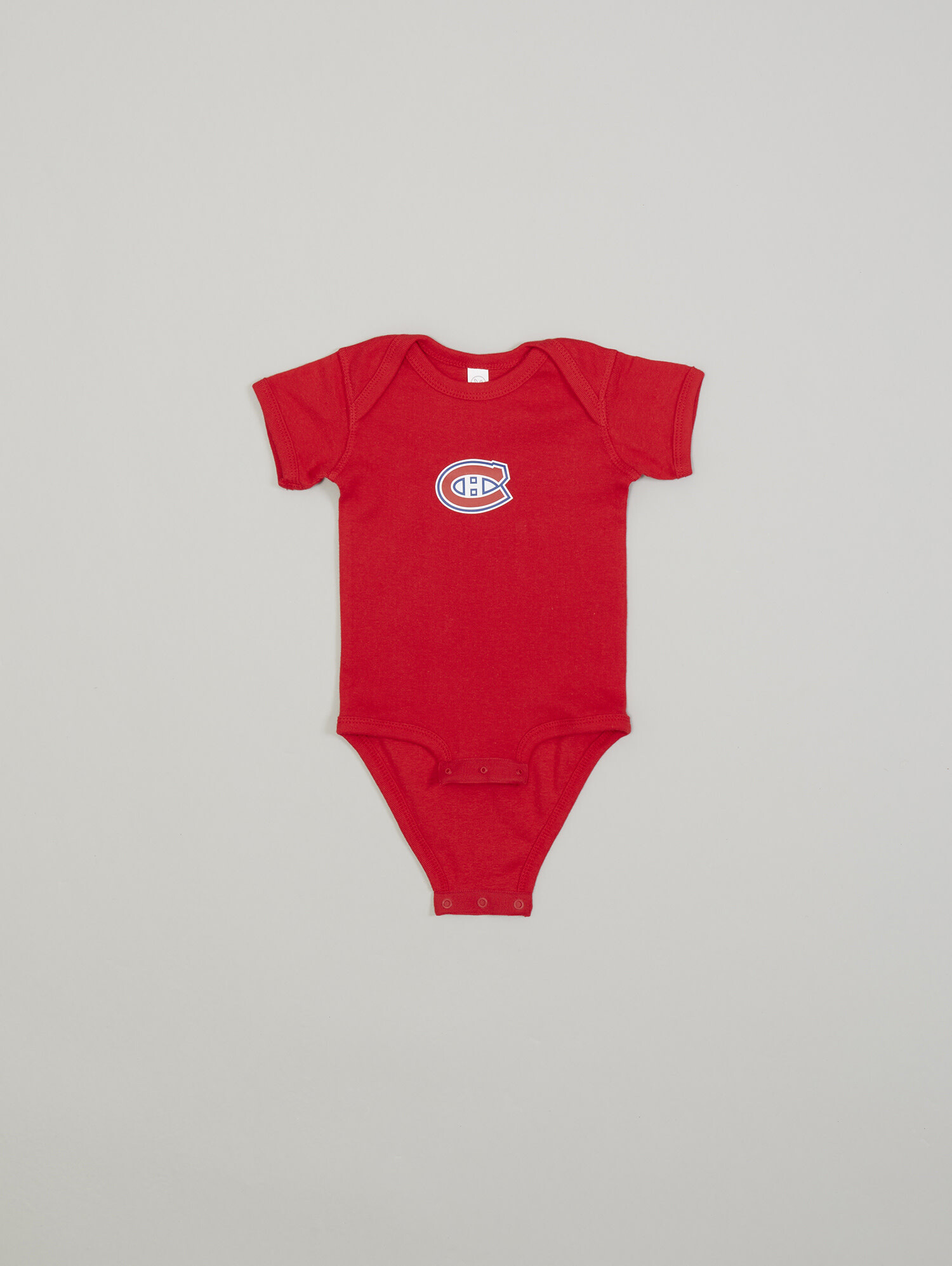 Cache-couche bébé rouge avec logo traditionnel CH - Club de Hockey des ...