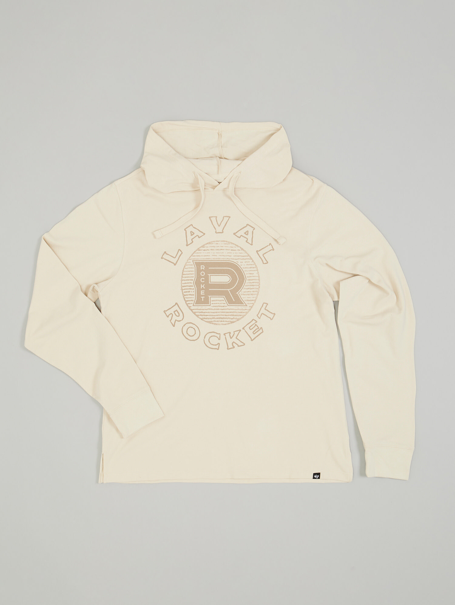Laval Rocket Classic Distressed Logo Hoodie - Tricolore Sports