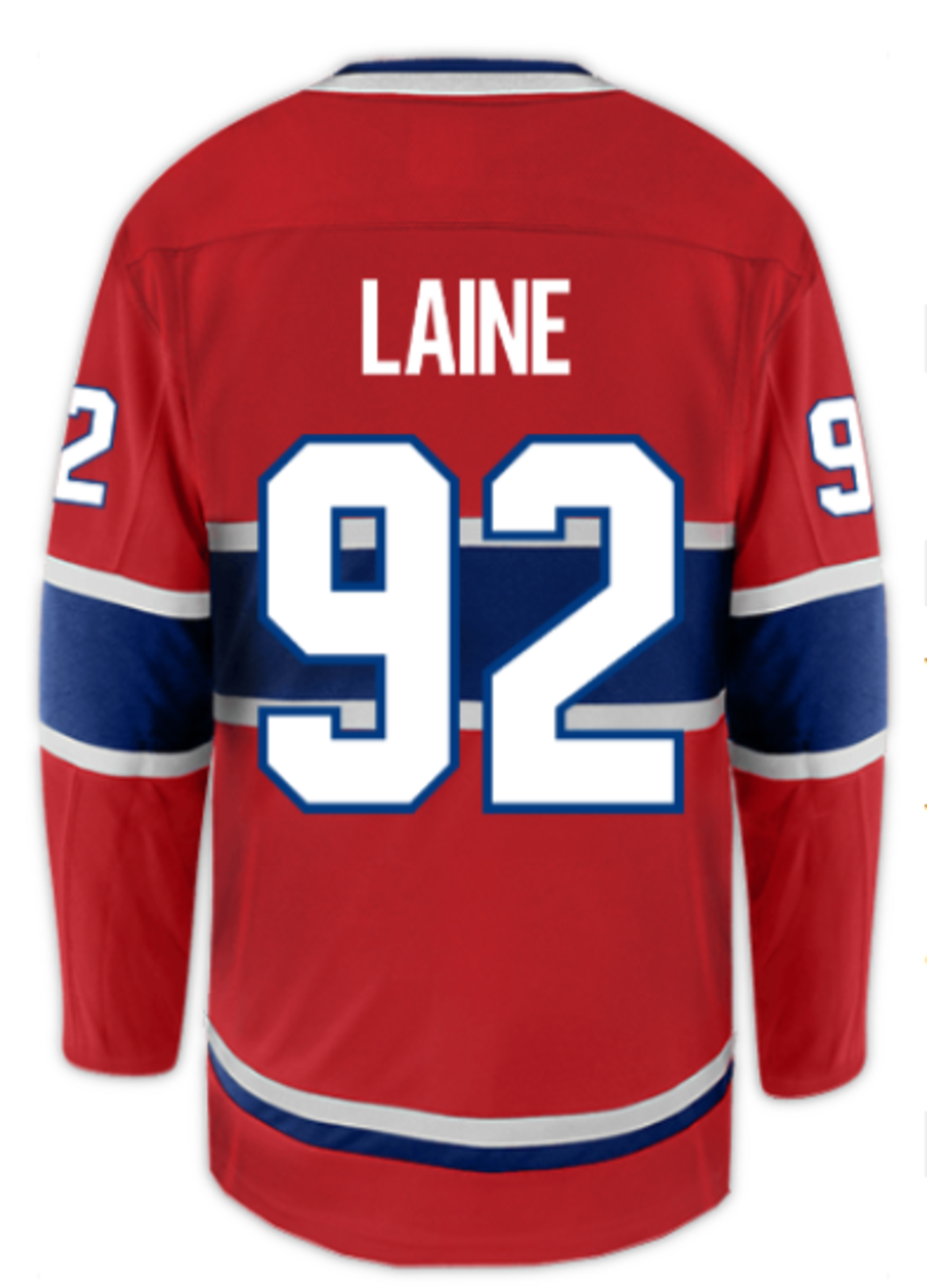 Montreal Canadiens #92 Patrik Laine Breakaway Home Jersey - Tricolore ...