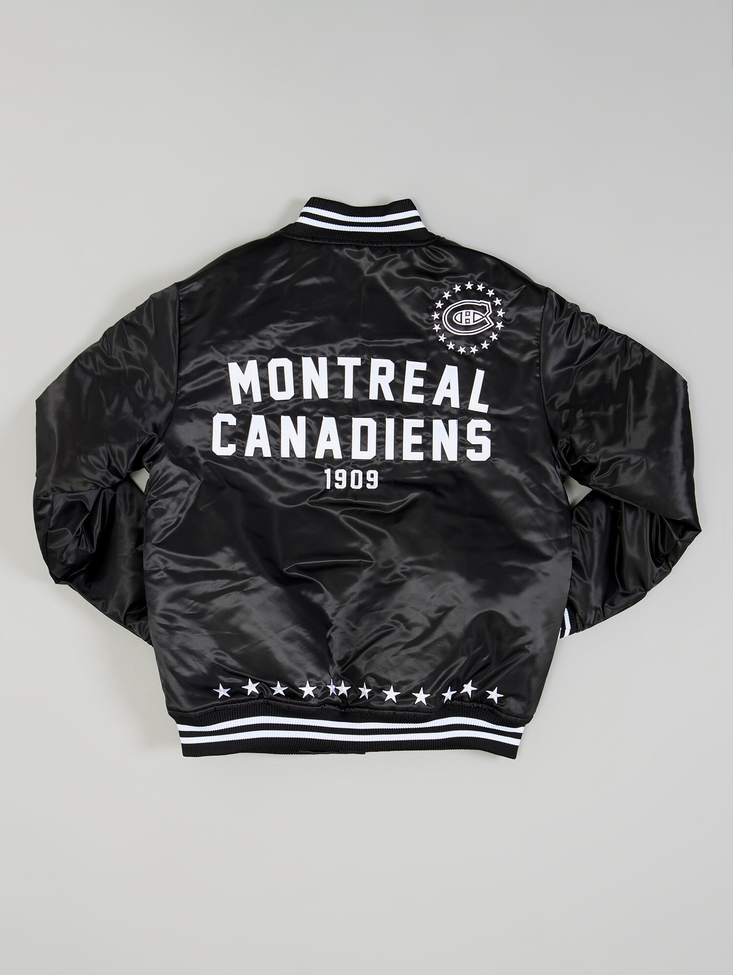 Montreal Canadiens City Spotlight Satin Jacket - Tricolore Sports