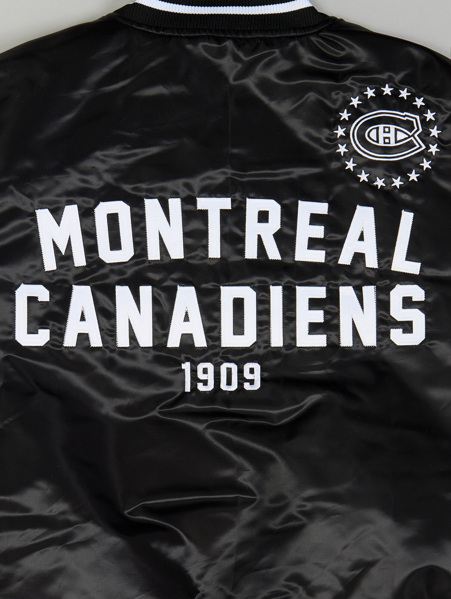 Montreal Canadiens City Spotlight Satin Jacket - Tricolore Sports