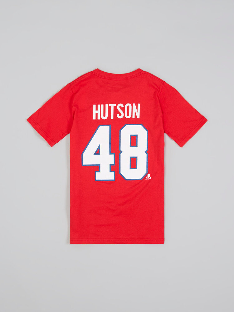 Lane Hutson #48 Junior Player T-Shirt - Tricolore Sports
