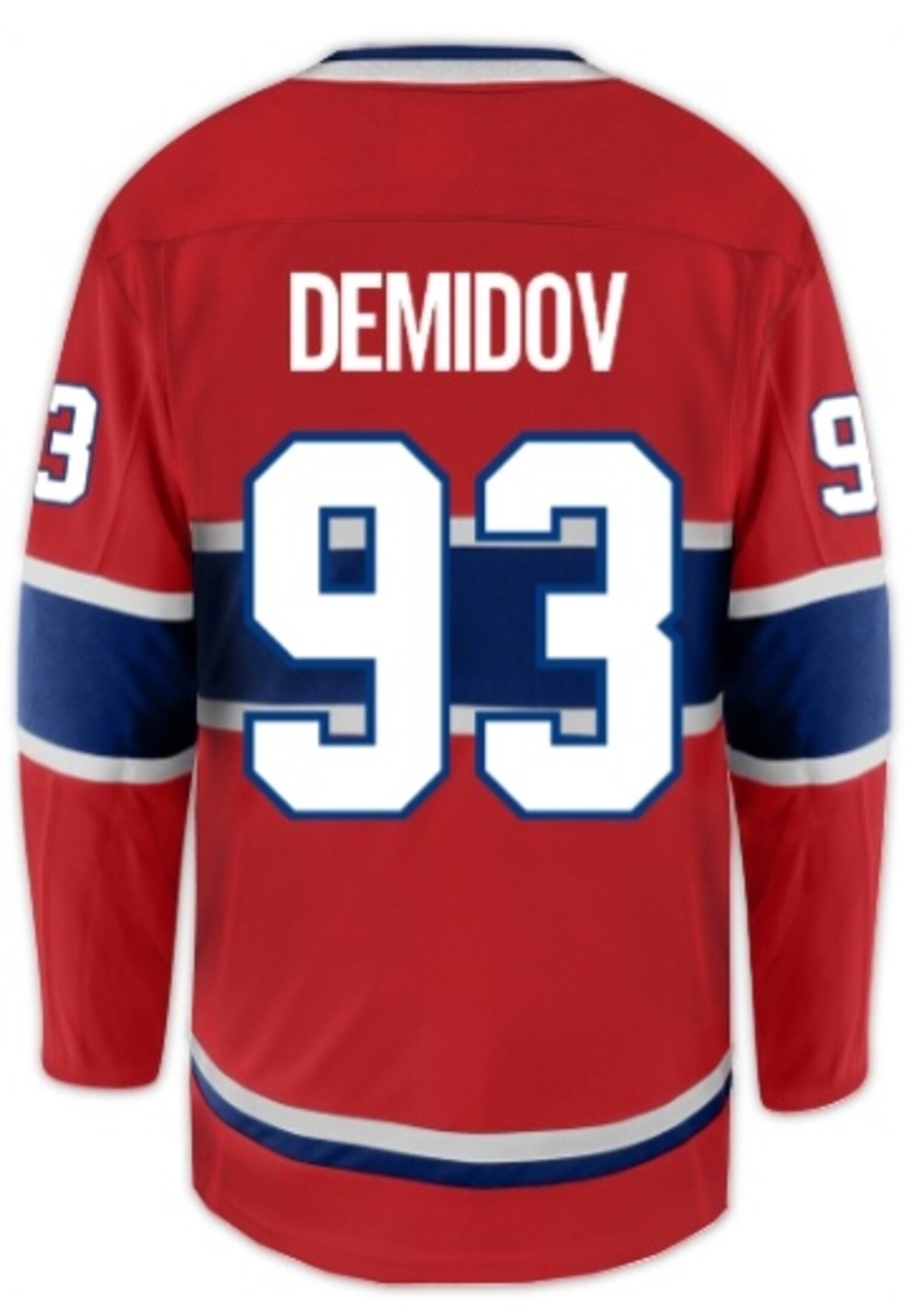 Montreal Canadiens #93 Ivan Demidov Breakaway Home Jersey - Tricolore ...