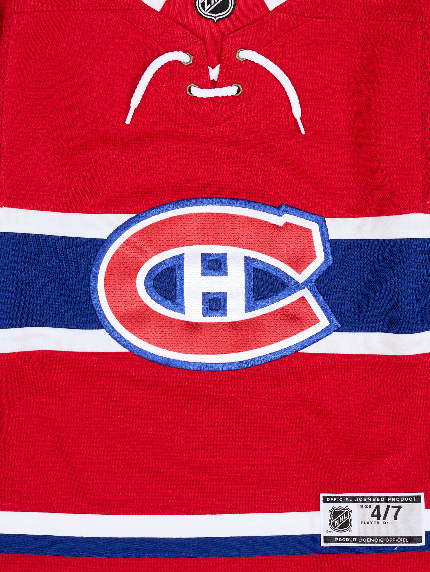 Chandail pour enfants collé pro du #13 Cole Caufield - Club de Hockey ...