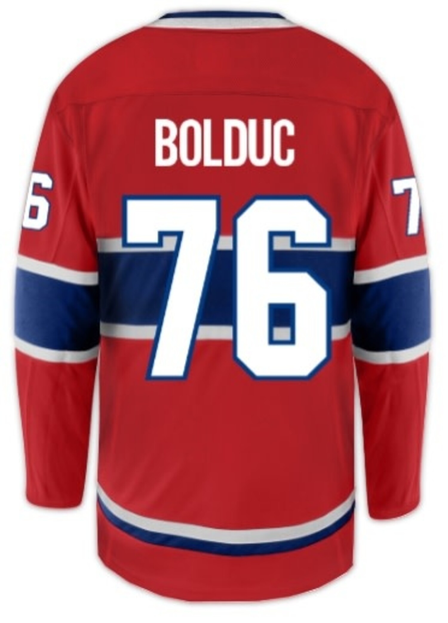 Chandail "Breakaway" des Canadiens à domicile du #76 Zachary Bolduc ...