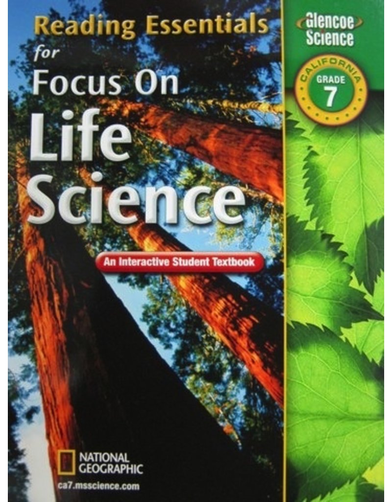 Reading Essentials For Focus On Life Science California Grade 7 An