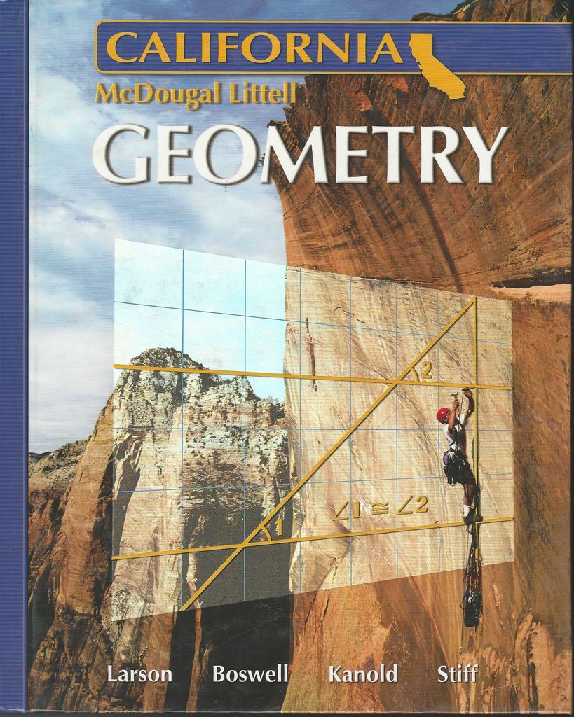 Holt Mcdougal Larson Geometry California J C Books