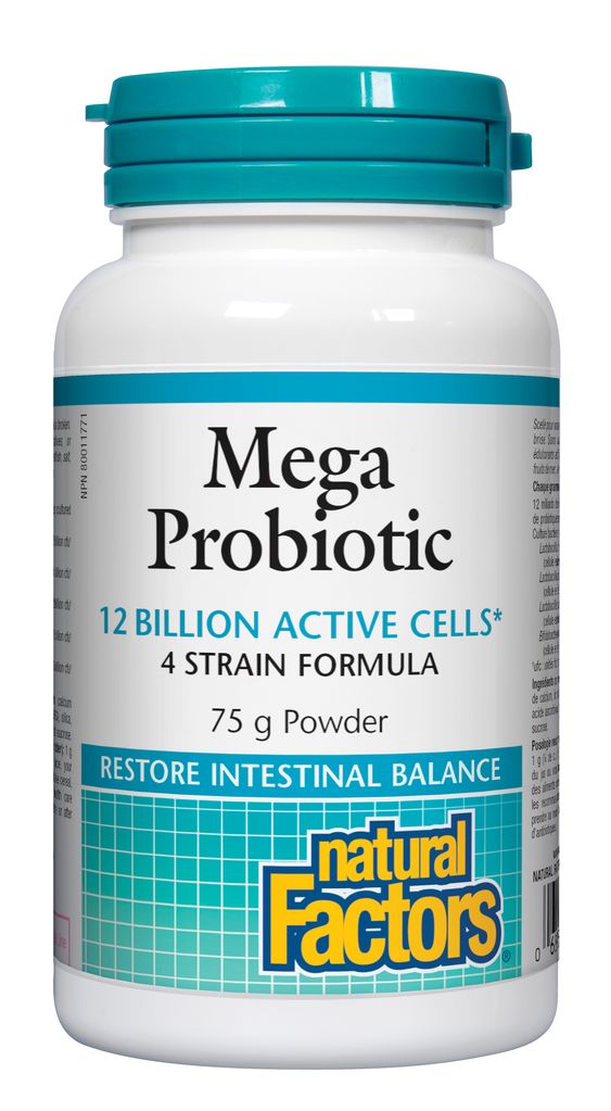 Natural Factors Mega Probiotic Powder 75g - Vitamin King - Sports ...