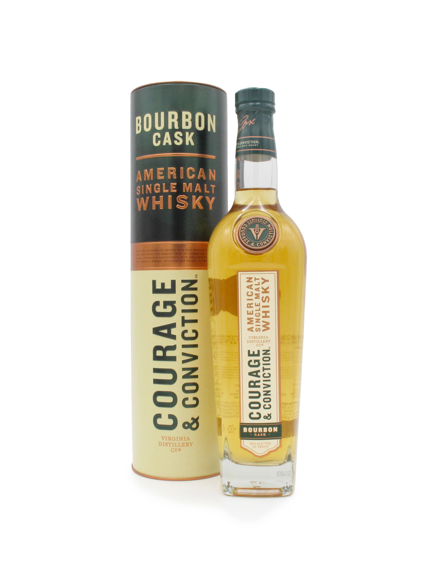 Virginia Distilling Courage & Conviction Bourbon Cask Single Malt 750mL ...