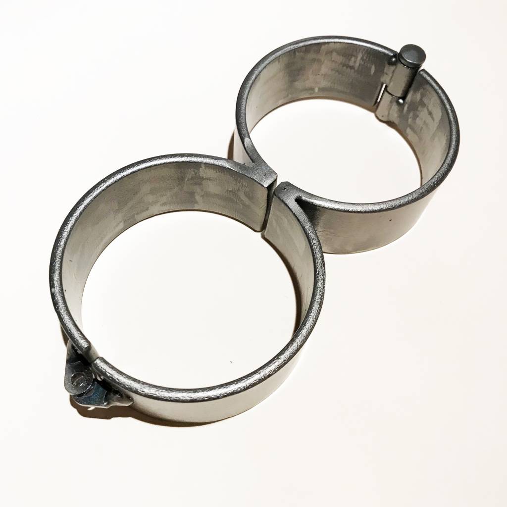Steel, Manacles, figure 8, 11", 1 size - The Leather Man