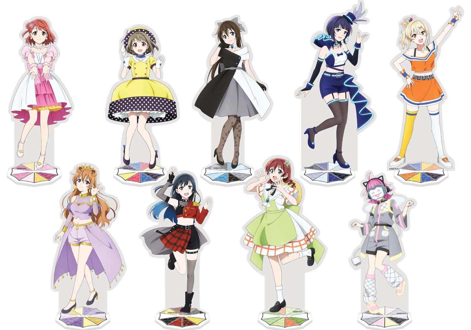 Love Live Nijigasaki High School Idol Club Acrylic Stand Bandai Namco Filmworks Collectors