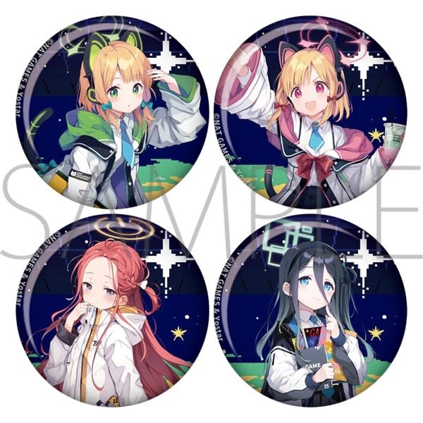 Blue Archive Game Development Department Can Badge Set - Collectors ...