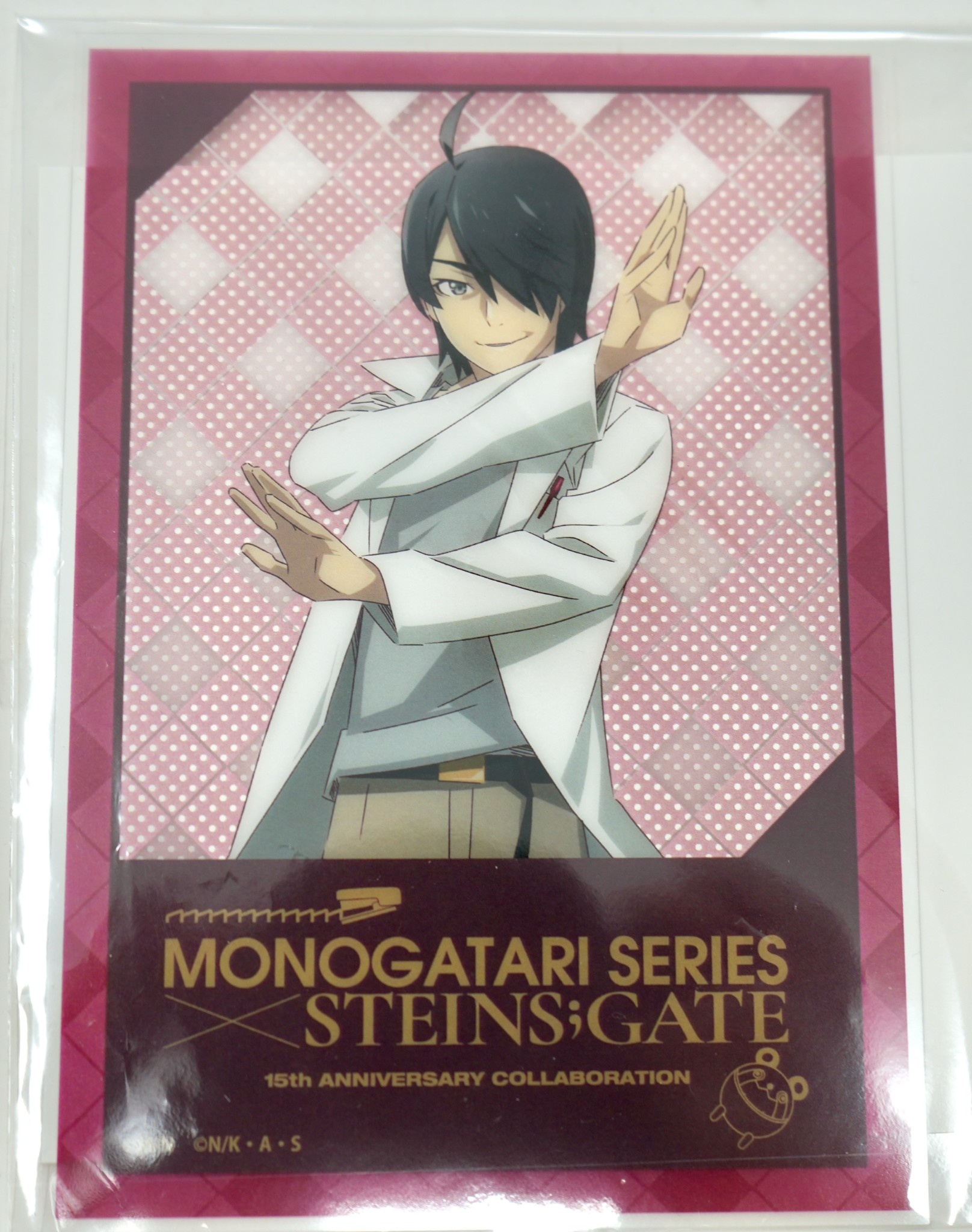 Monogatari Series x Steins;Gate Animax+ Collab Clear Card (Monogatari ...