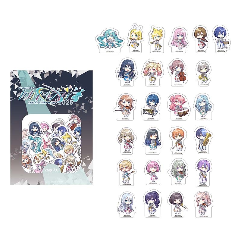 Sekai Symphony 2025 Project Sekai Flake Stickers - Collectors Anime LLC