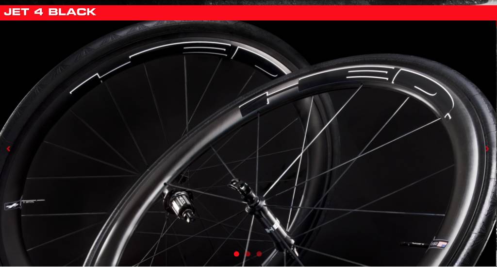 HED Cycling HED Jet RC4 Black wheelset - REV Endurance Sports