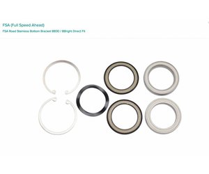 FSA (Full Speed Ahead) FSA Road Stainless Bottom Bracket BB30 / BBright ...