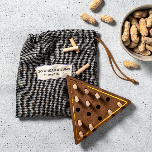 Go Ahead & Jump Triangle Game - Simply Elegant Boutique